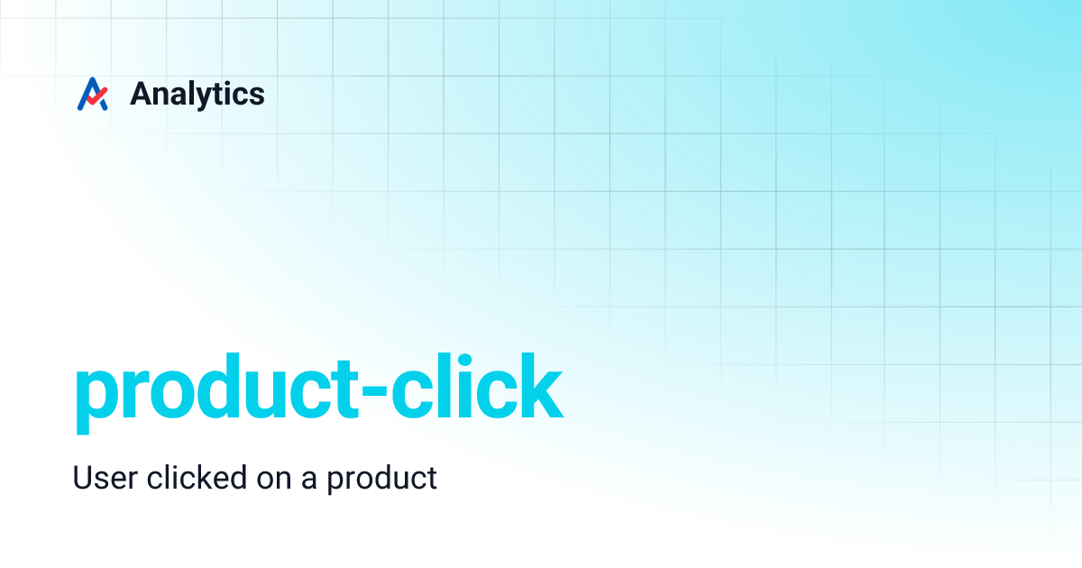 product-click | Analytics