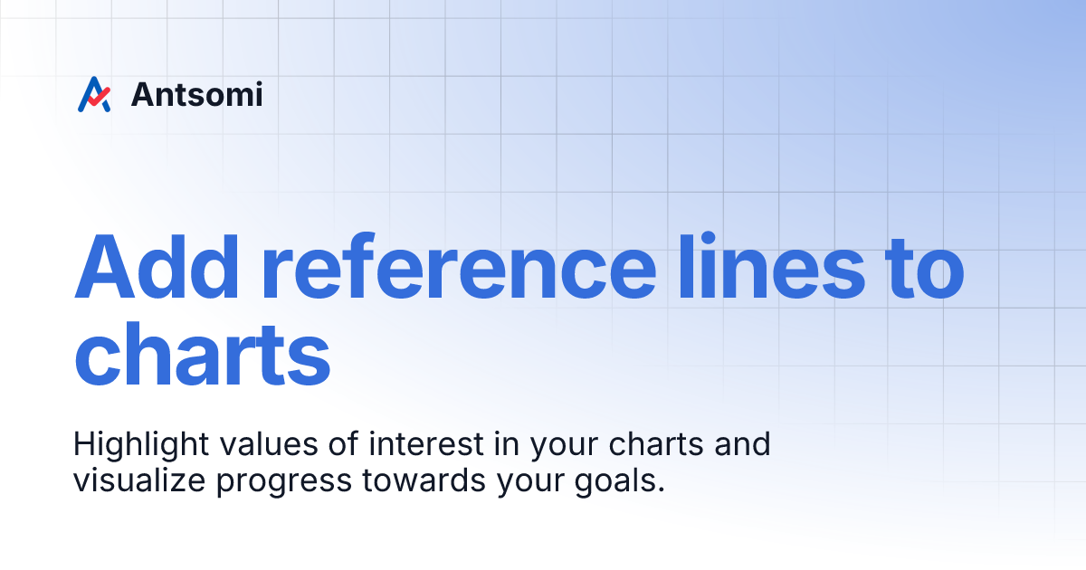 Add reference lines to charts | CDP 365 User Guide EN