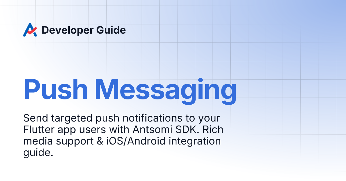 Push Messaging | Developer Guide