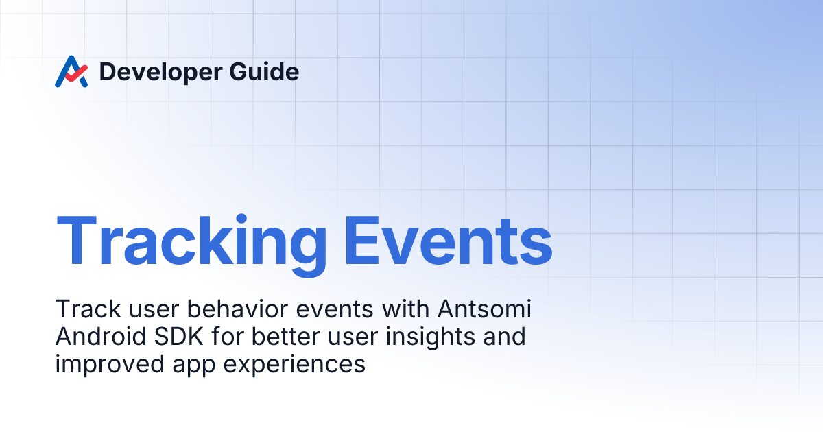 Tracking Events | Developer Guide