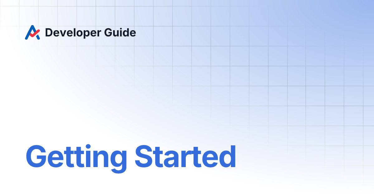 Getting Started Developer Guide