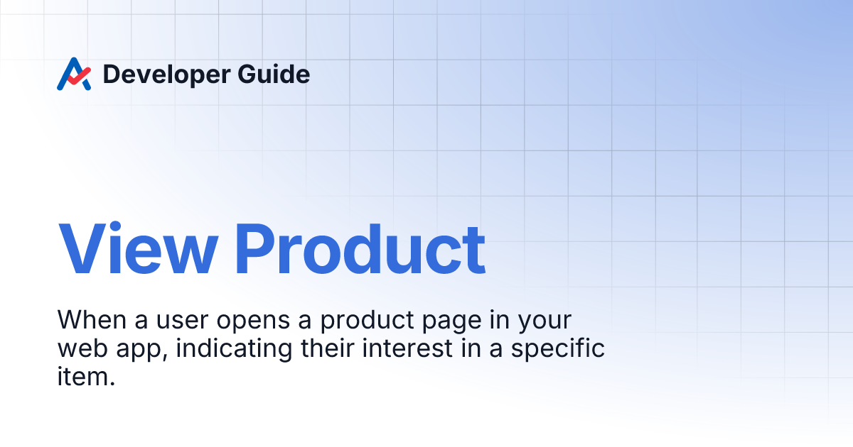 View Product | Developer Guide