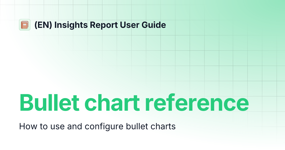 Bullet chart reference | (EN) Insights Report User Guide